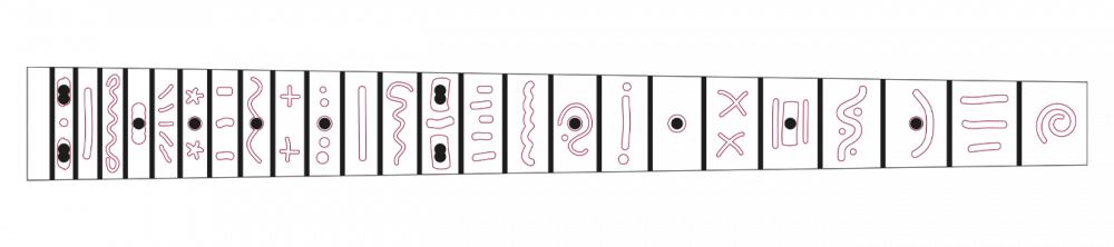 fretlook - Insane Fretboard Inlay Stickers - Made in Germany